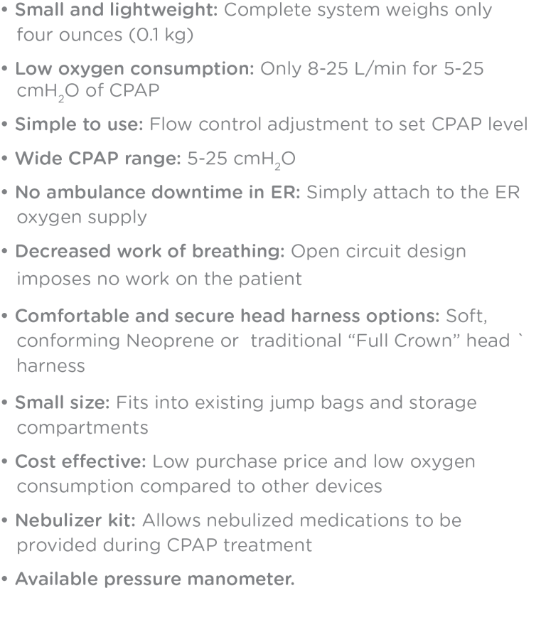 Single-Use CPAP for CHF: Continuous Positive Airway Pressure ...